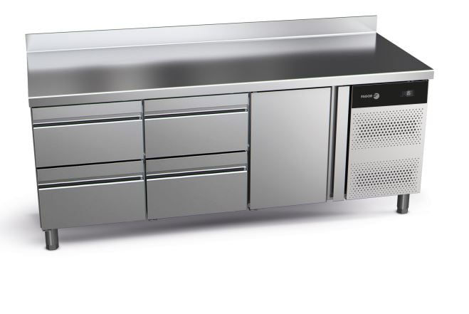 Refrigerator table with 1 door and 4 drawers, CCP-3G HHD - Fagor ...